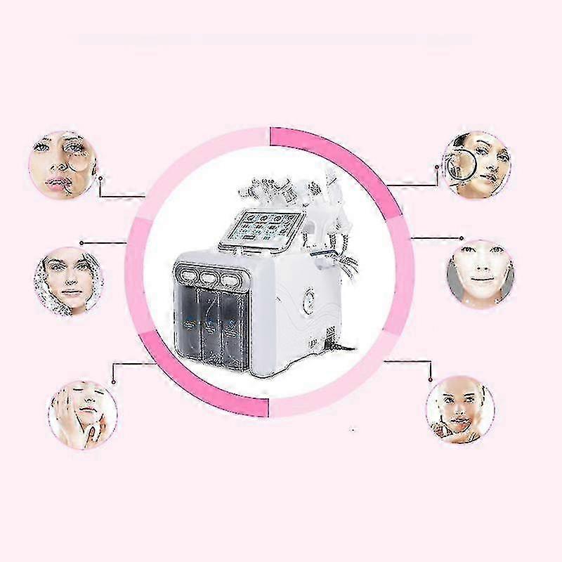 6 in 1 Hydrogen Oxygen Facial Machine Hydro Dermabrasion Machine ...