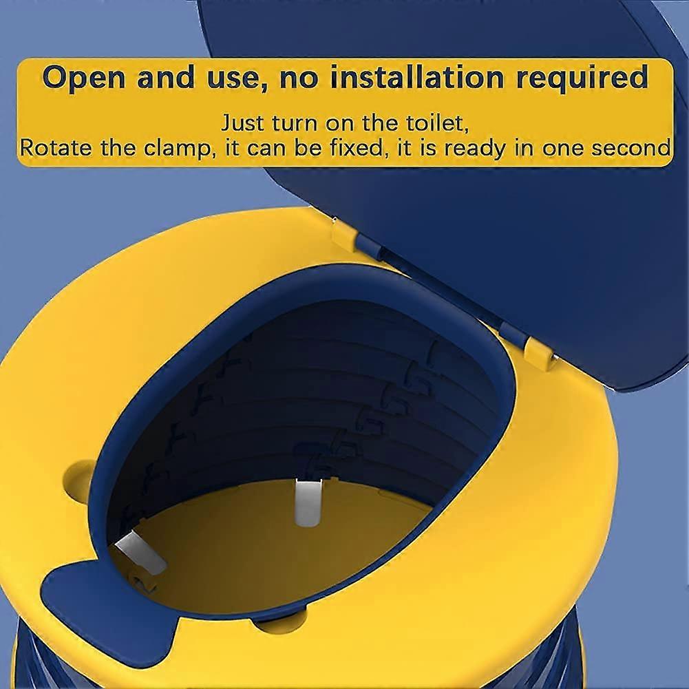 Travel Potty Seat 3-in-1 Portable Potty Trainer Foldable Potty | Fruugo UK