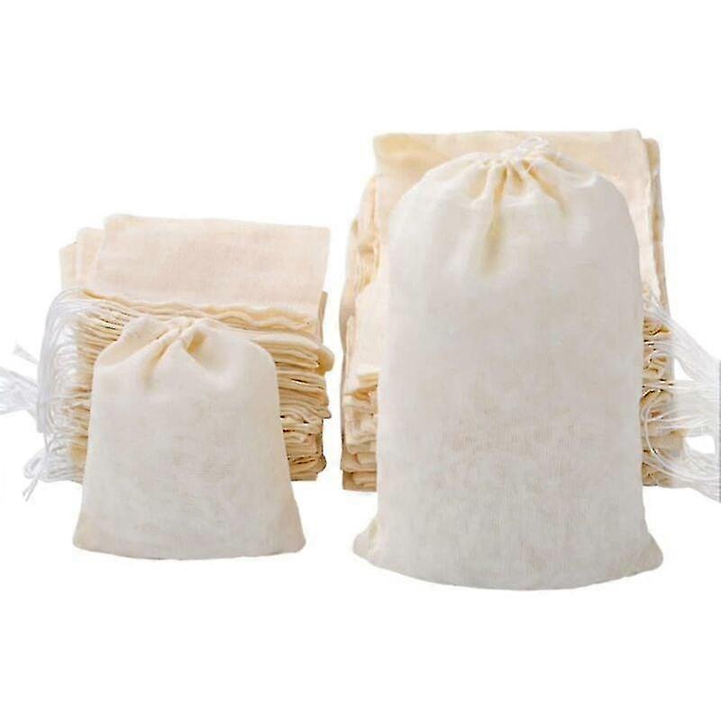 50 Pcs Cotton Filter Bag 3035 Cm Reusable Cloth Pouch Burlap Sachet ...