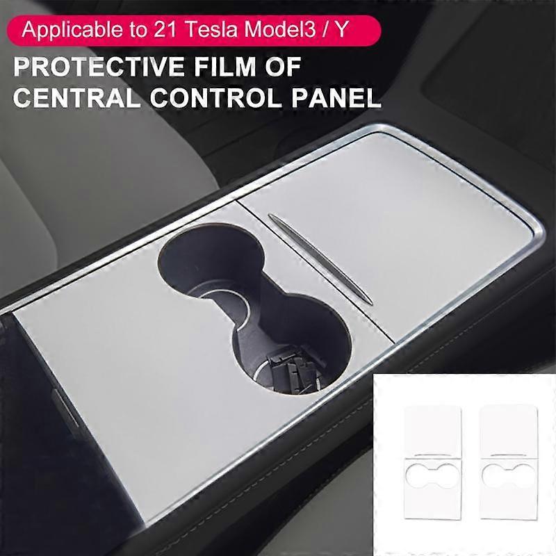 Car Central Control Panel Sticker Stylish Wood Grain Center Console ...