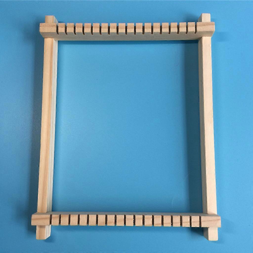 Traditional Wooden Weaving Loom Model Hand Knitting Machine for Kids ...