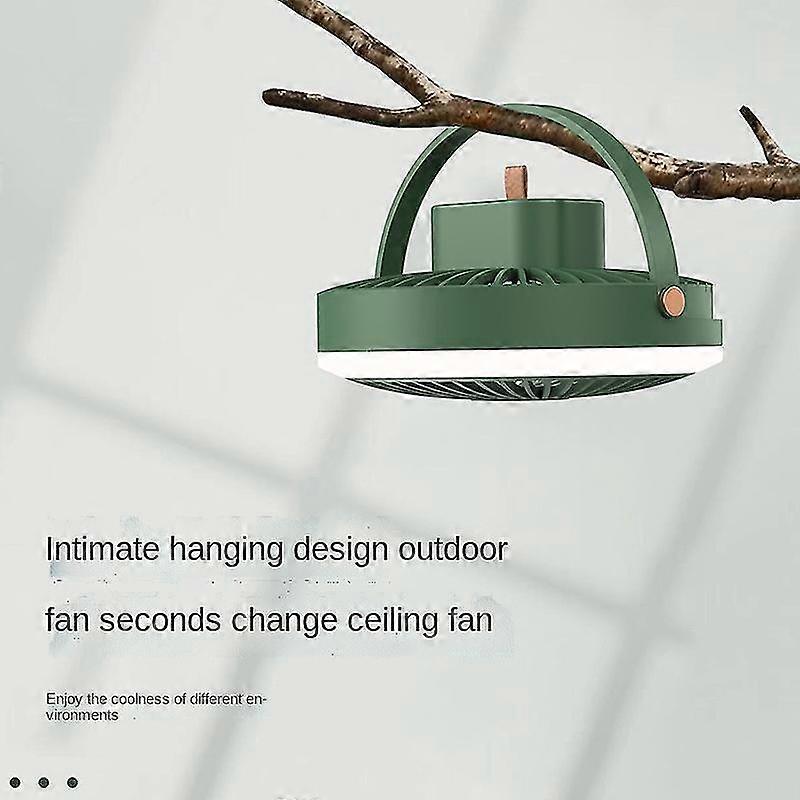 Mini Ceiling Fan With Night Light, Office Desktop Fans, Portable ...