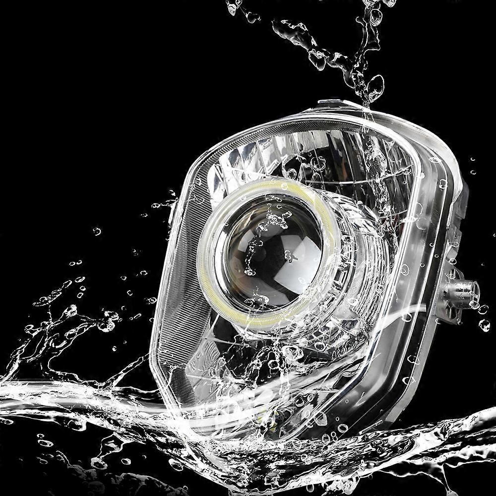 2PCS Day Running LED Headlight Lamp COB Angel Eyes LED Car Halo Ring ...