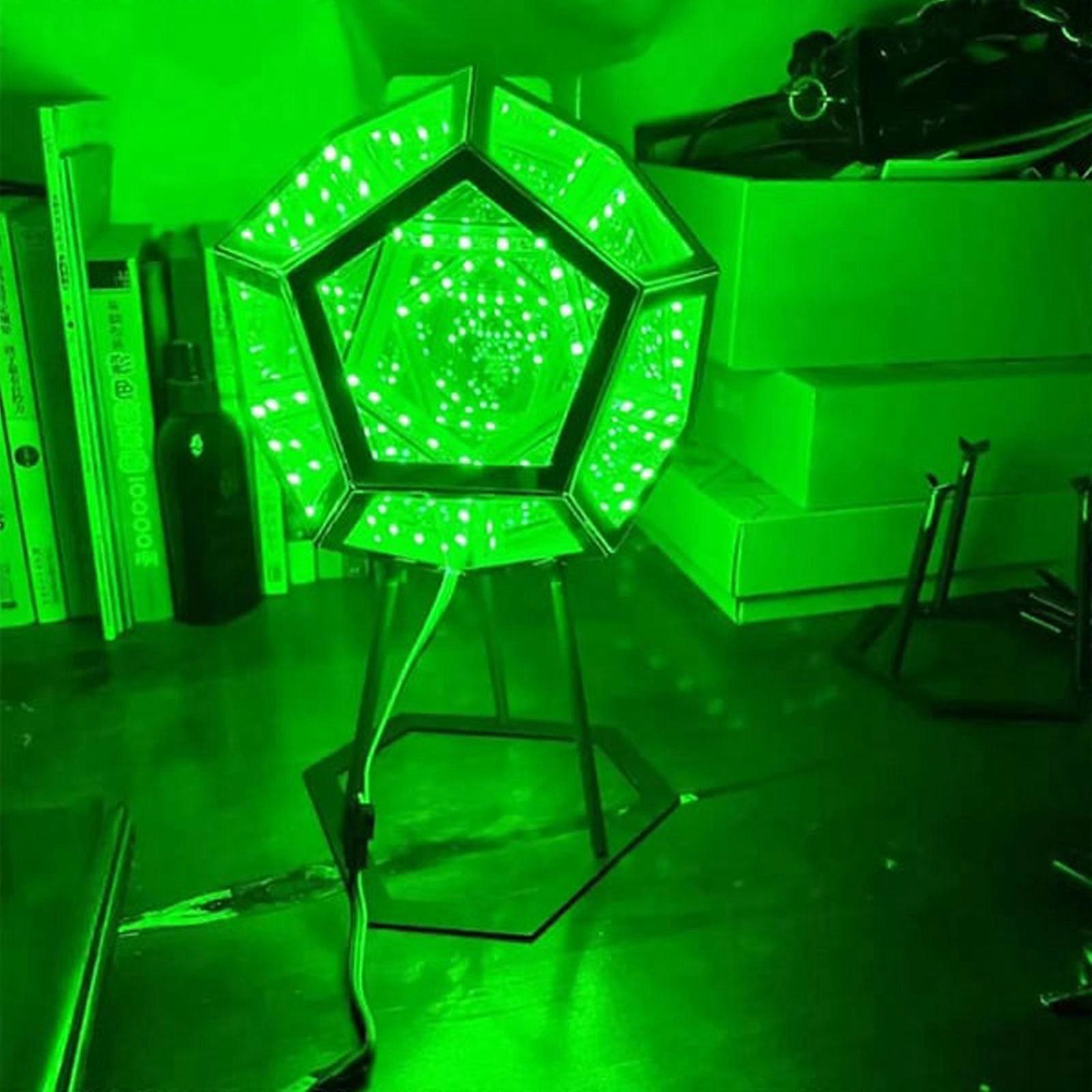 2023 New Infinity Dodecahedron Gaming Light, Cool RGBW Led Desk Table ...