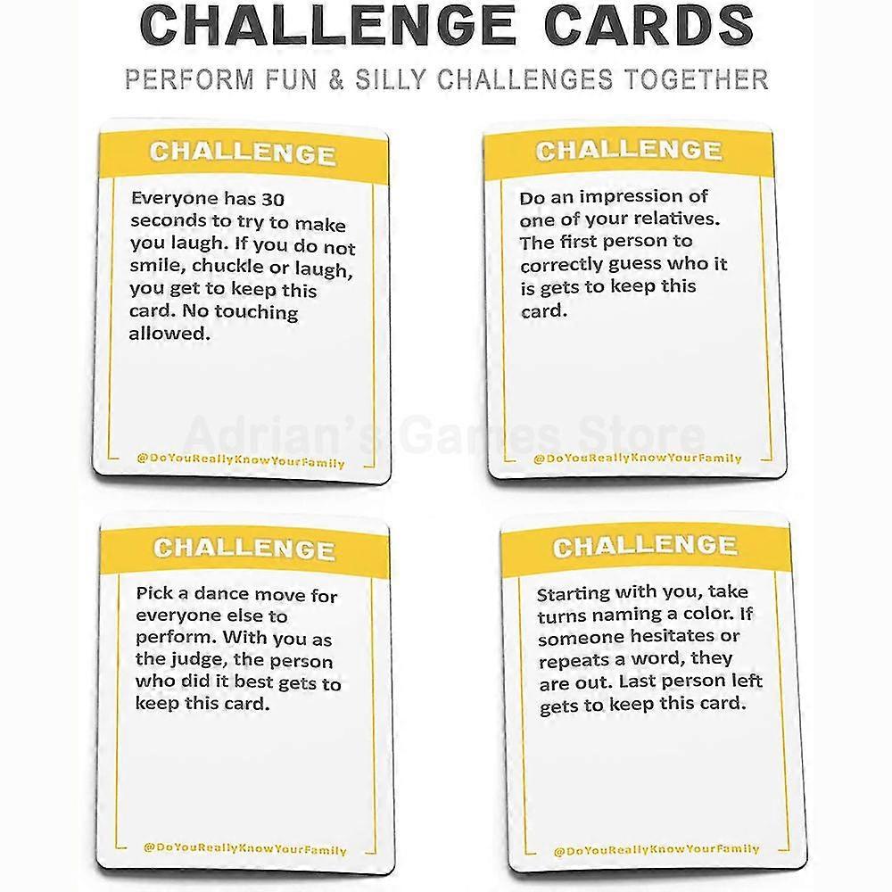Do You Really Know Your Family Board Game Party Card | Fruugo UK