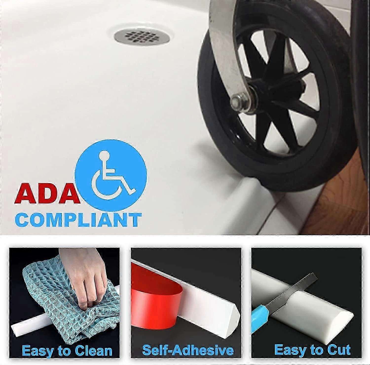 Self-Adhesive Shower Protection Bar, Shower Threshold, Water Dam ...