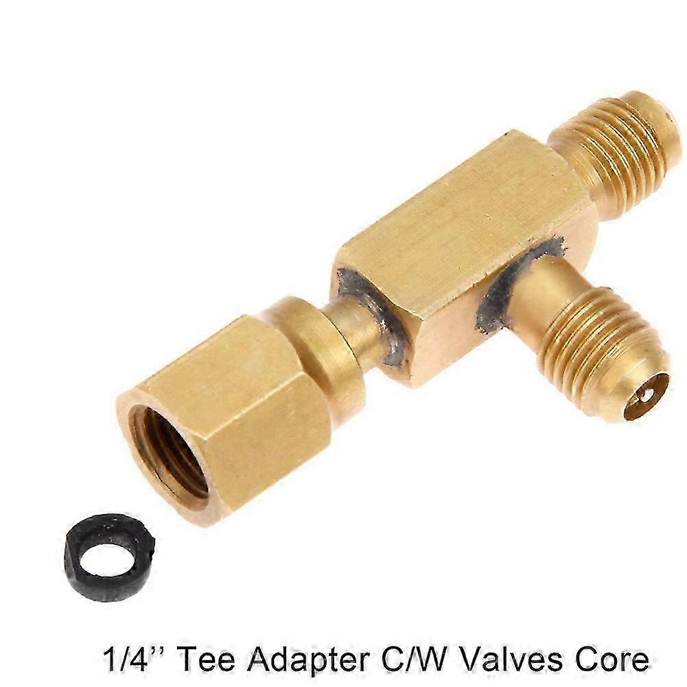 Air Conditioner Ball Valve 1/4 Inch SAE Adapter and 1/4 Inch Valves ...