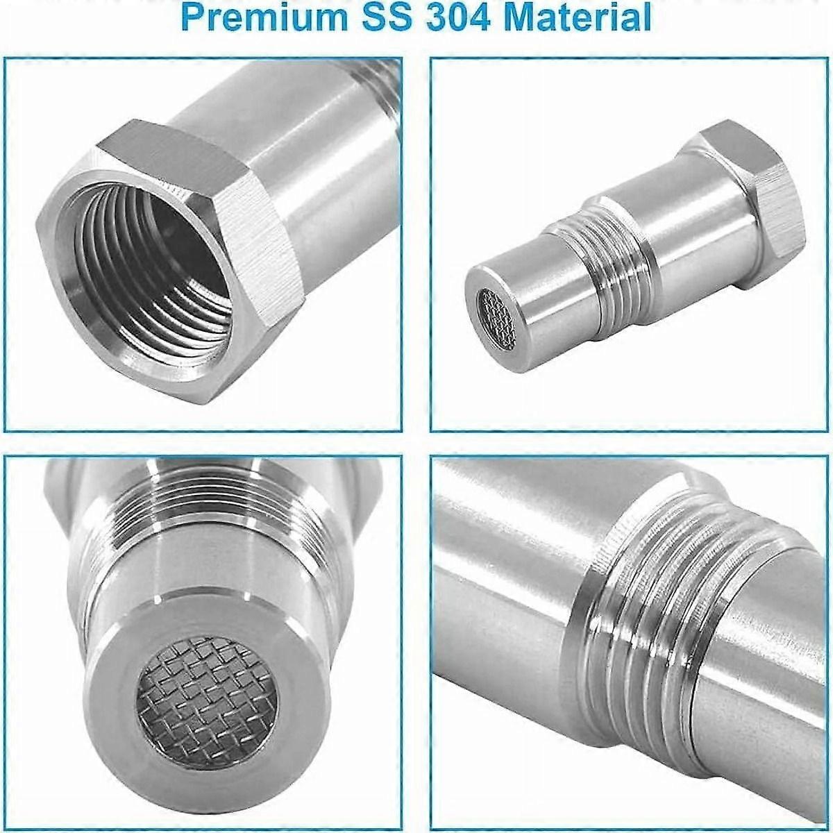 2Pcs Oxygen Extender Sensor Extension Spacer For Cars Engine Exhaust ...