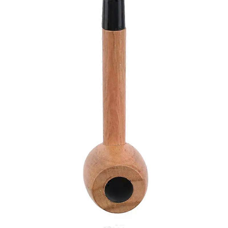 New Handmade Wooden Straight Smoking Pipe 15cm Vintage Traditional ...