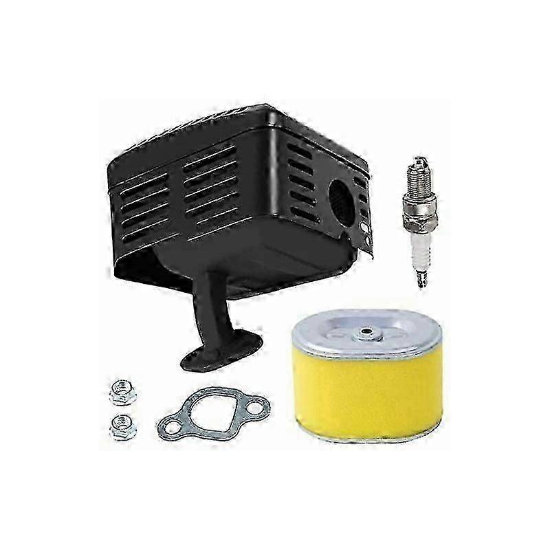Muffler Exhaust Assembly Kit for Honda GX160 GX200 Engines with ...