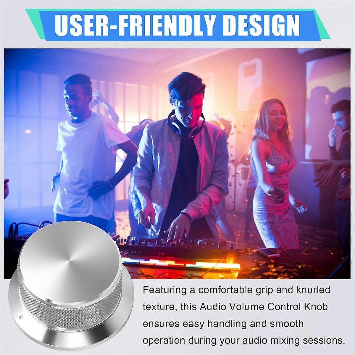Solid Knurled Knob Potentiometer Volume Tone Audio Volume Control Knob ...