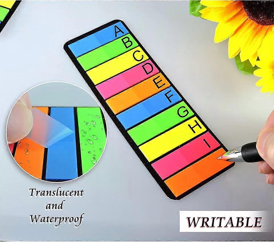 Page Markers Sticky Index Tabs Sticky Notes, 1200 PCS Colored Paper ...