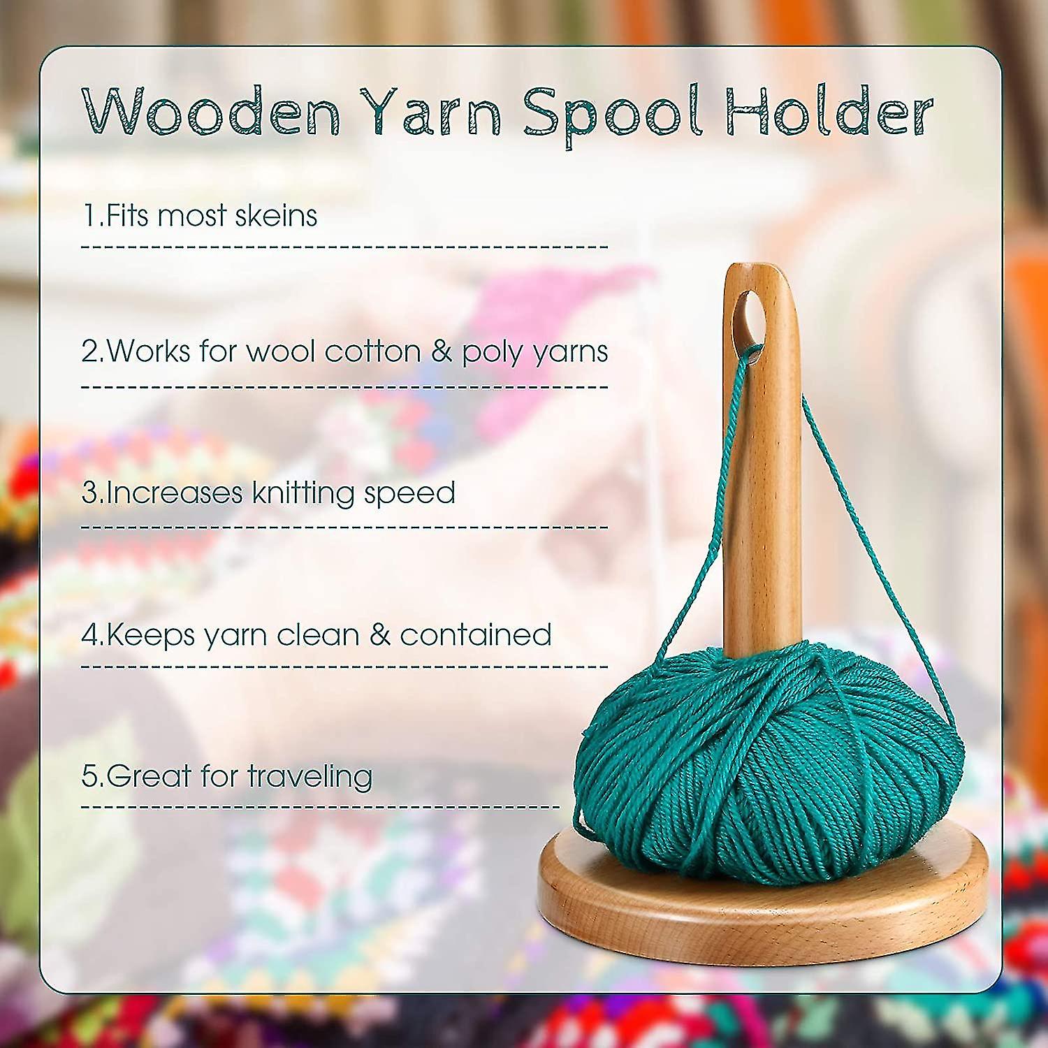 Wooden Creel For Knitting Crochet Wooden Stand | Fruugo DK