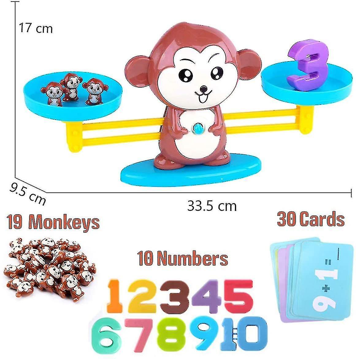Monkey Balance Cool Math Game Educational Toys Board Game | Fruugo AU