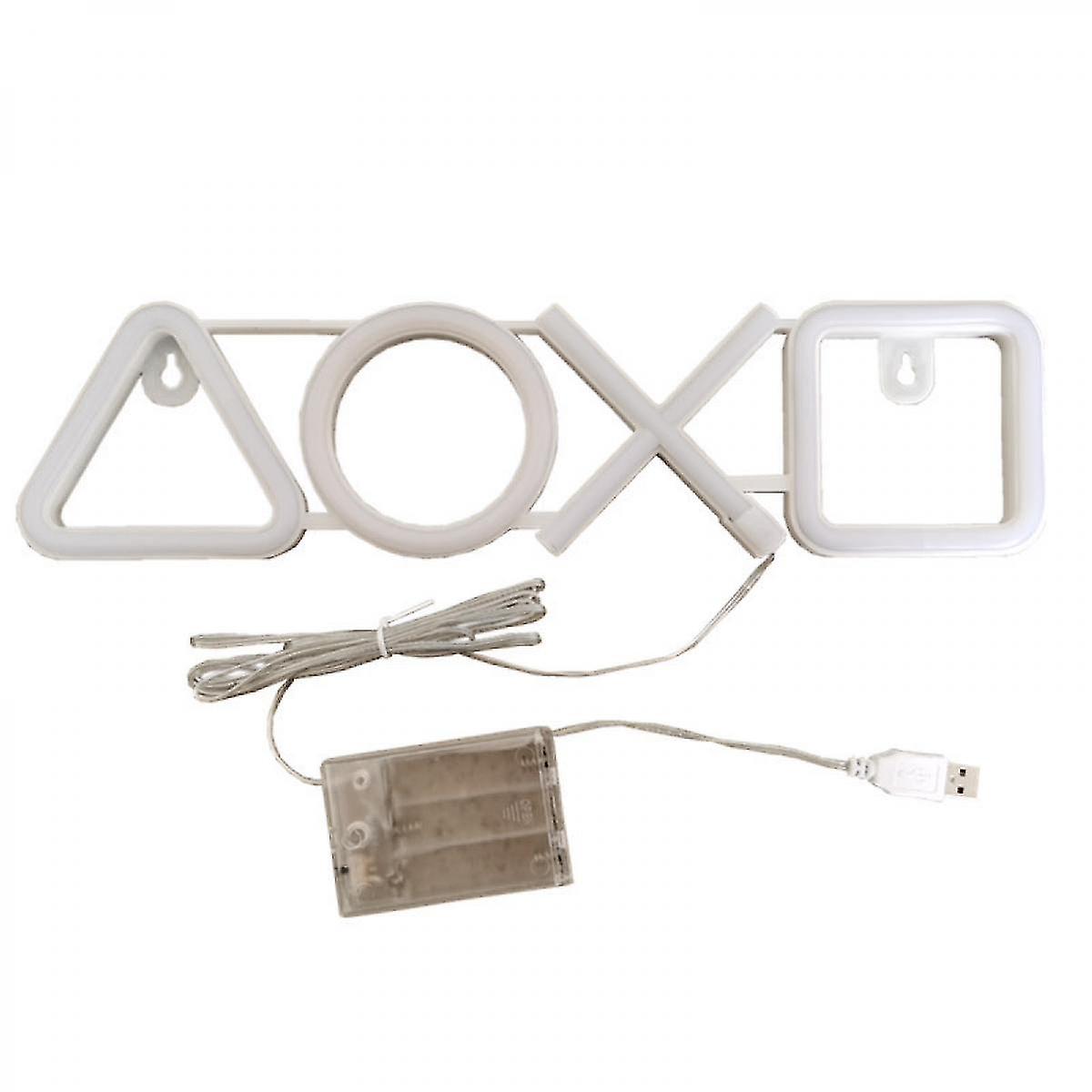 Playstation Neon Sign - Led Wall Decor For Bedroom - Usb Powered Gaming ...