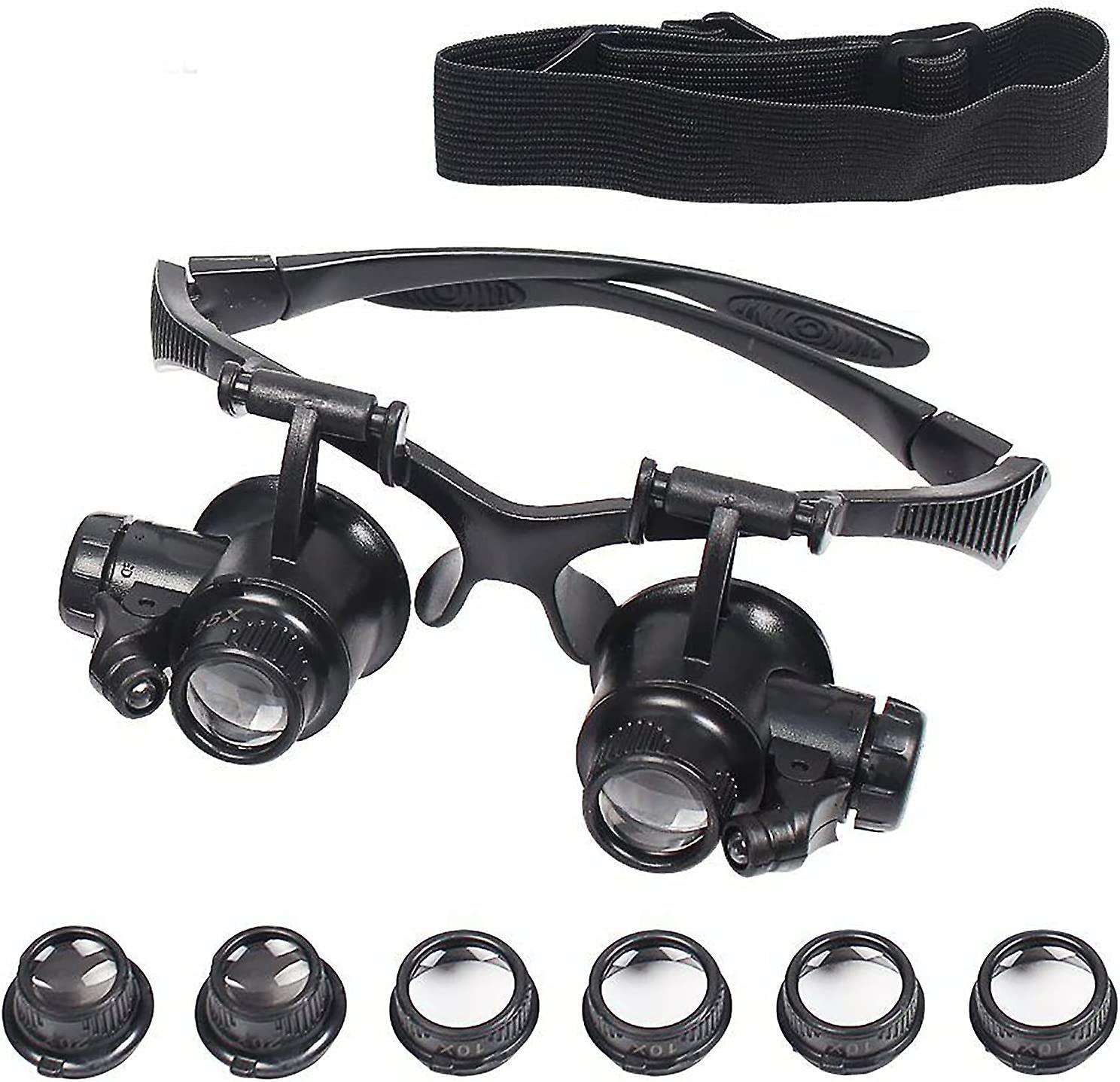 Magnifying Glass with LED Light, LED Head Magnifier, Precision Scope ...