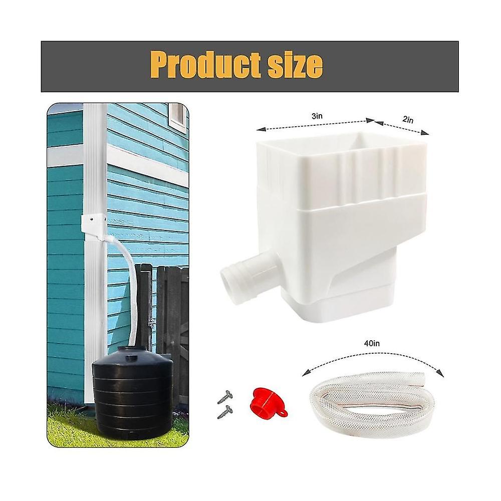 Rainwater Collection Downspout Diverter Rainwater Collection System ...