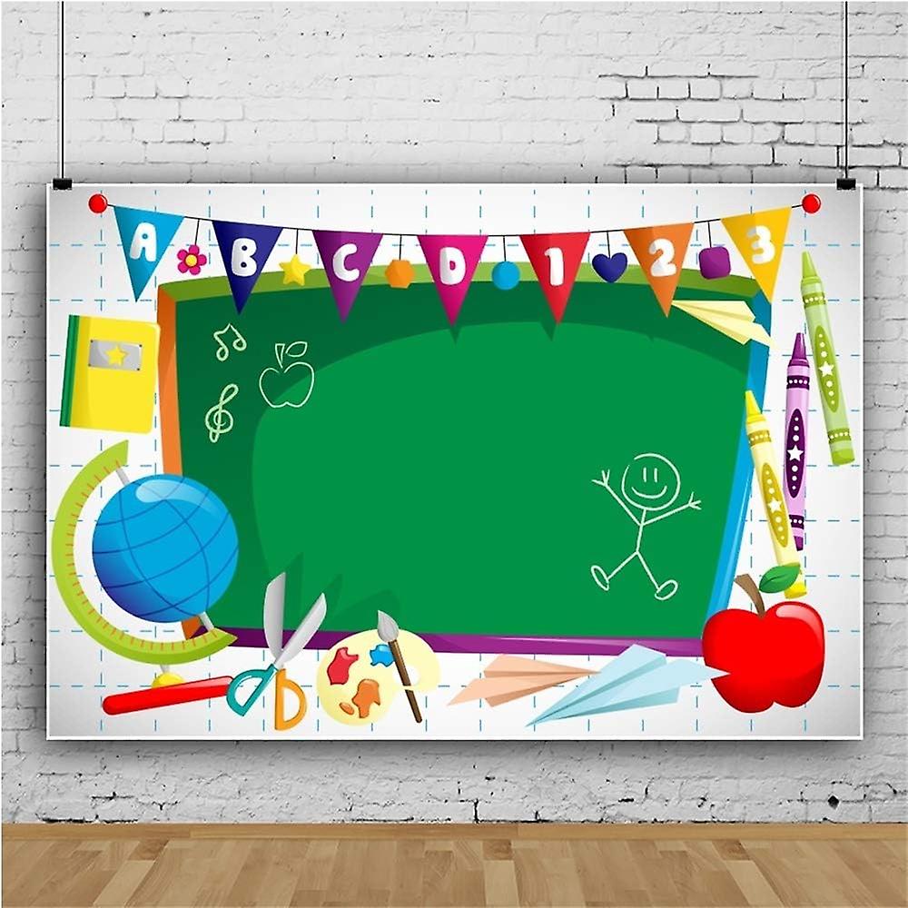 5x3ft Vinyl Background Welcome To Kindergarten Background Abc Letters ...
