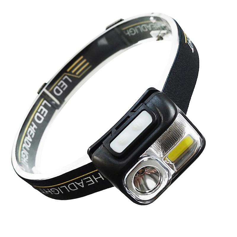 LED Headlight USB Charging Inductive Portable Strong Light Long Range ...