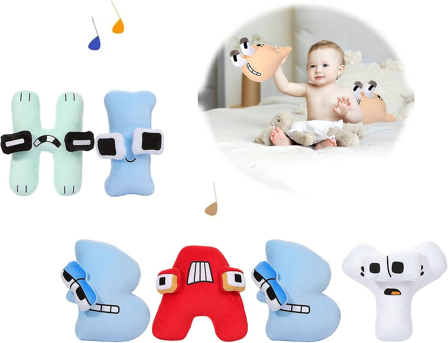 Alphabet Plush Toys, 26 Letter Series Plushies, Soft Pillow Decoration ...