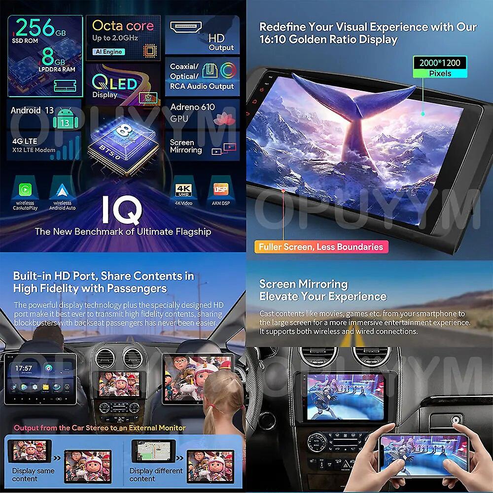 Android 13 Carplay Auto For Toyota Prius Xw30 2009 -2013 2014 2015 Car ...