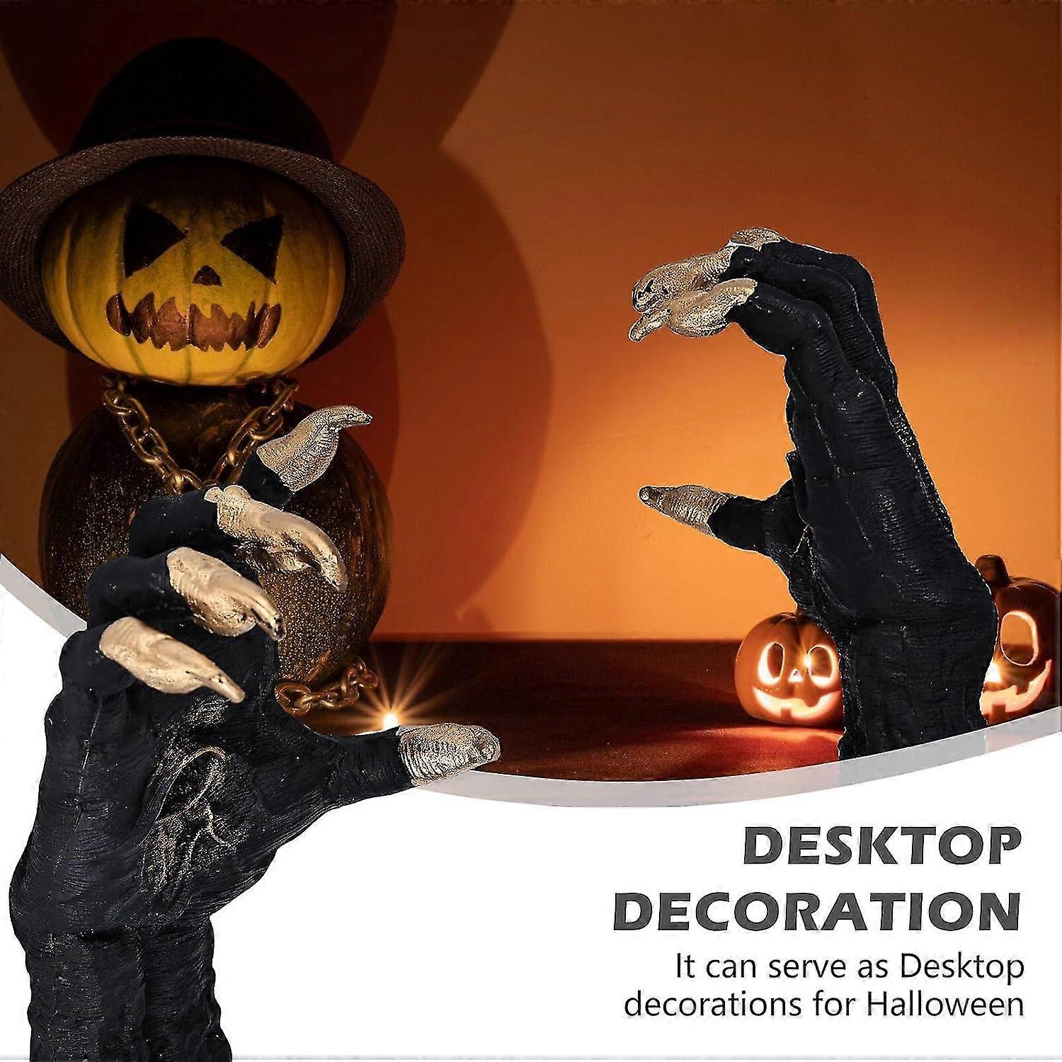 Resin Halloween Spooky Hand Statue, Witch Hand, Resin Hanging Statues ...