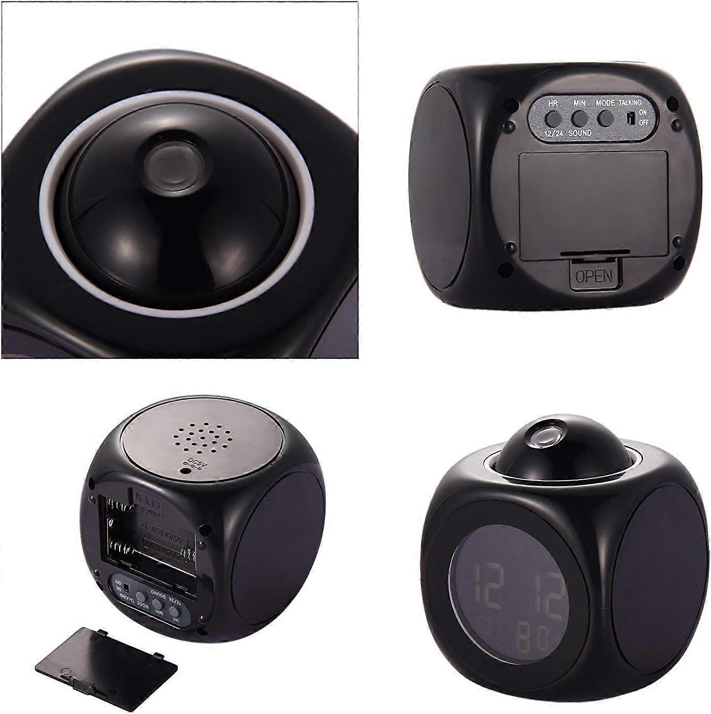 Phoenix LED Projector Alarm Clock Multifunction Digital Temperature ...