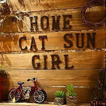 Dekorativ gjutjärn metall alfabet lista adress namn tecken bokstav ...