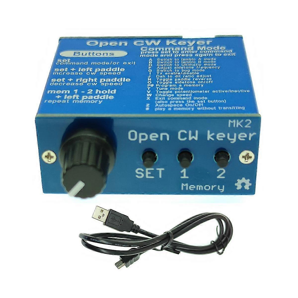 Open Cw Keyer Mk2 Finished With Aluminum Shell Cw Keyer Mk2 Kit Cw ...