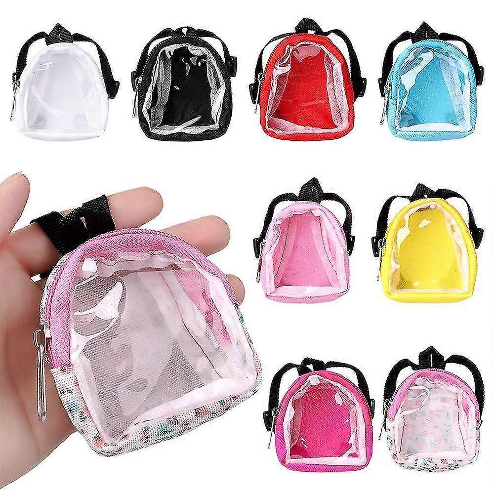 suit 15-20cm doll mini bag pcv diy doll backpack children toys 1/6 doll ...