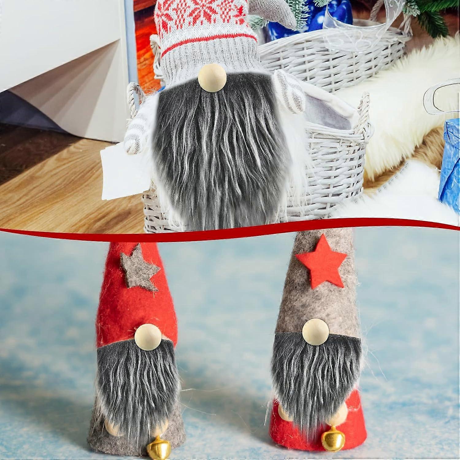 12Pcs Gnome Beards for Crafting Faux Fur Fabric Precut Gnomes Beards ...