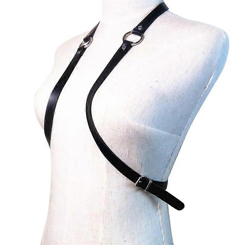 Sexy Women Men Adjustable Leather Body Chest Harness Belt Punk Fancy ...