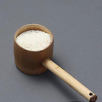 Bamboo Water Ladle Tea Water Scoop Bathing Dipper Ladle Sauna Ladle for ...