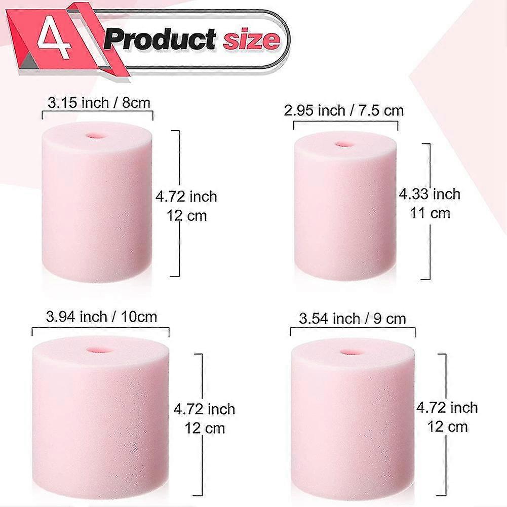 4 Sizes 8 Pieces Cup Turner Foam Tumbler Inserts For 1/2 Inch Pvc Pipe ...