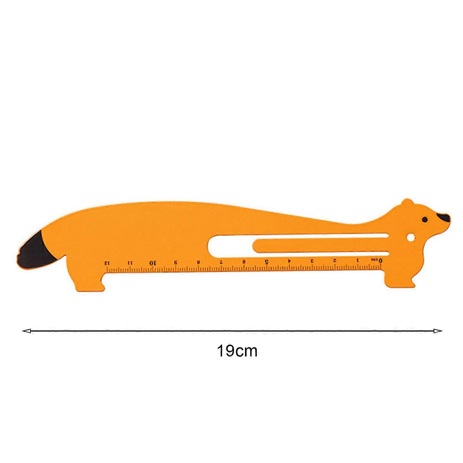 Metal Bookmark Ruler Cartoon Shape Adorable High Strength Not Easily ...