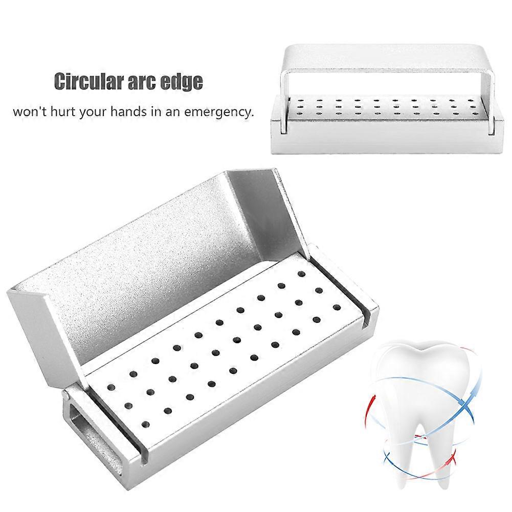Aluminium Disinfection Box Case Dental Bur Burs Block Holder ...
