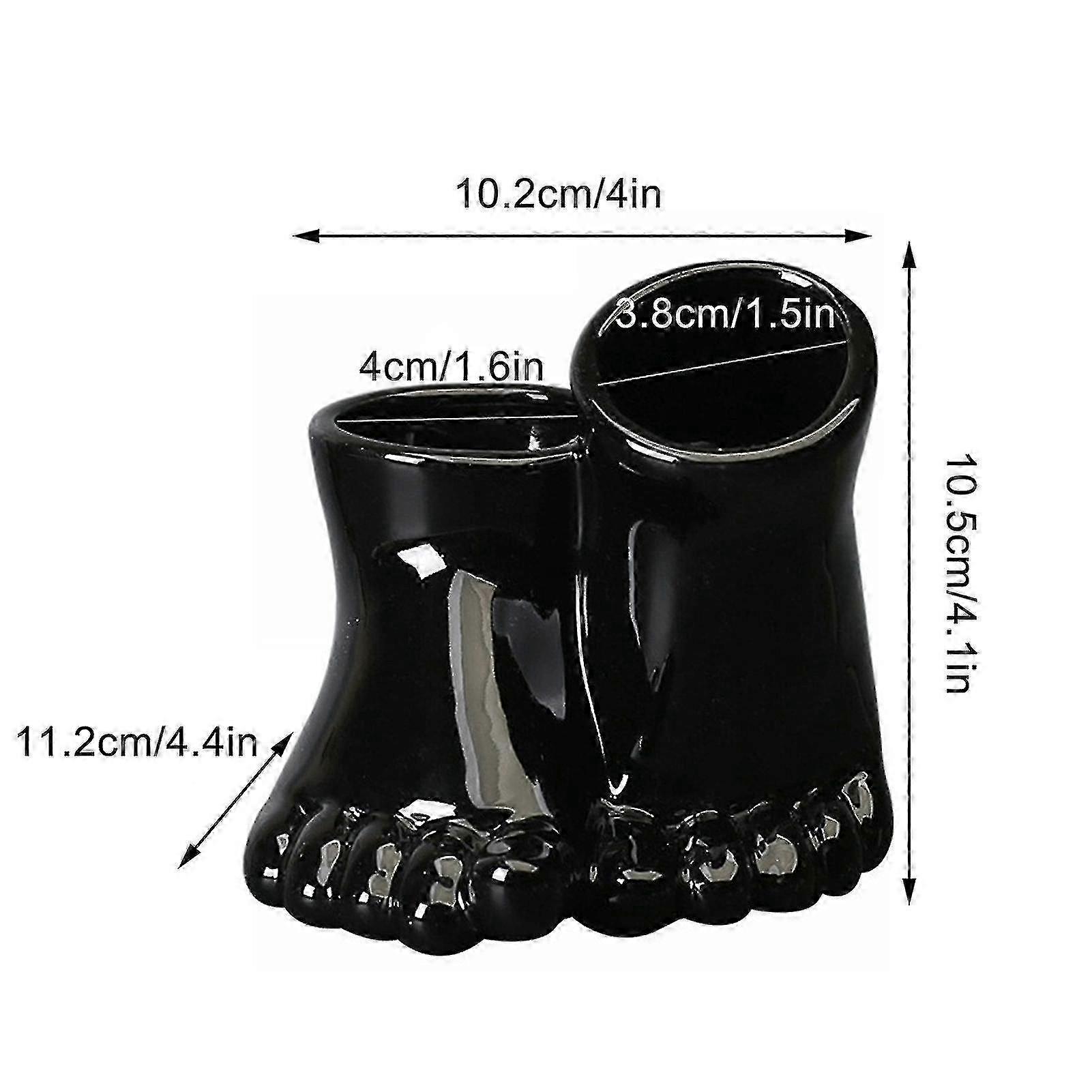 Ceramic Succulent Pots Novelty Human Feet Shape Planter Flower Pots ...