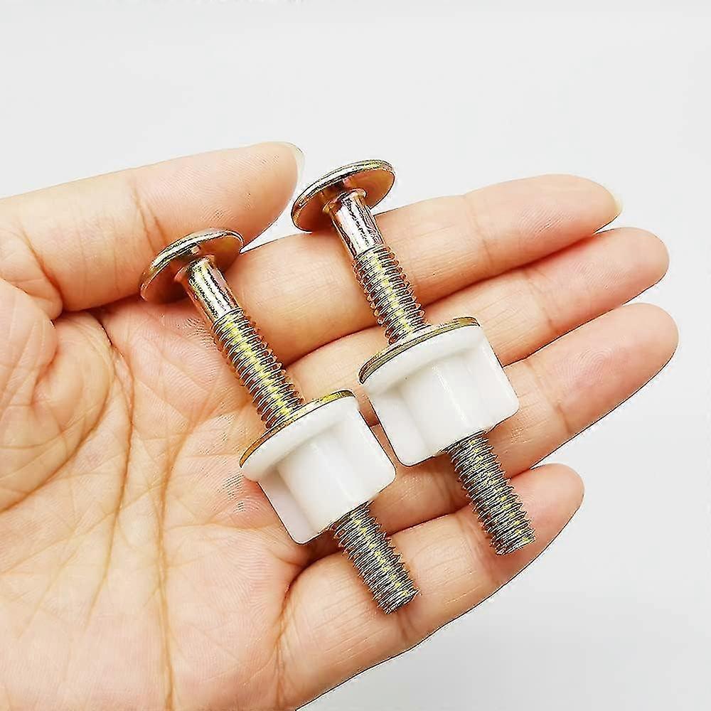 2 Pack Universal Toilet Seat Bolts Screws Set Heavy Duty Toilet Seat ...