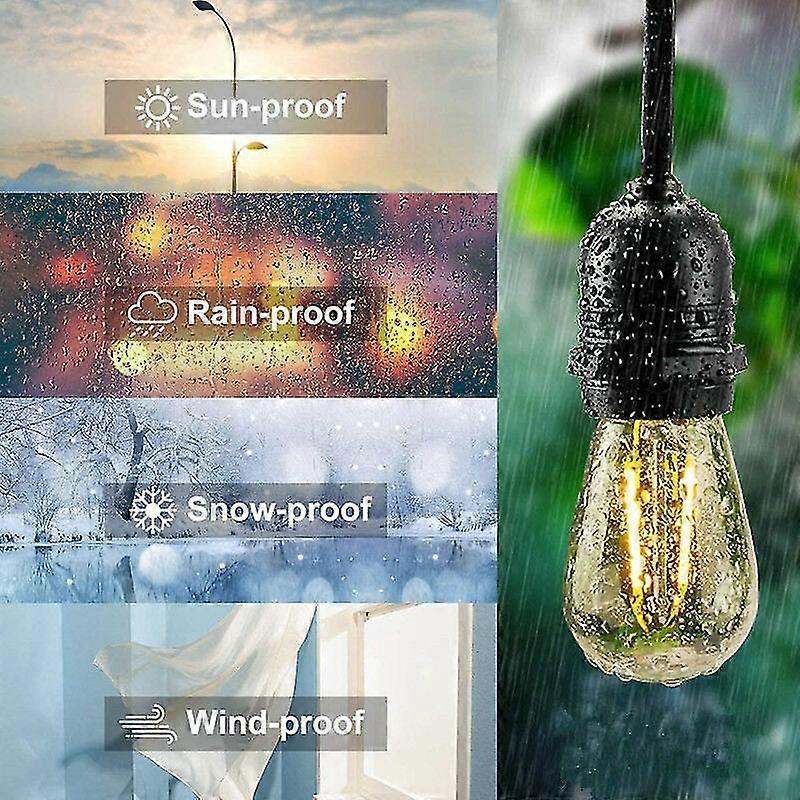 2023 New Outdoor Waterproof Lamp Socket Line Garden Stall E27 Screw ...