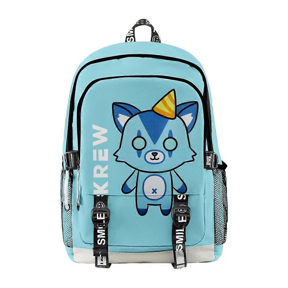 ItsFunneh Krew District Merch Backpack 2023 Casual Style School Bag ...