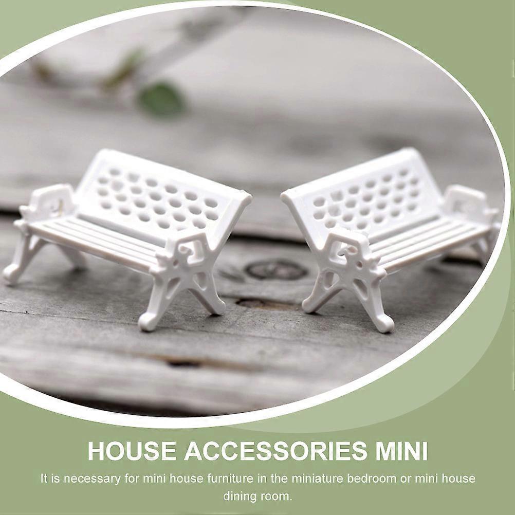 20Pcs Mini House Bench Models Decorative Realistic Bench Models ...