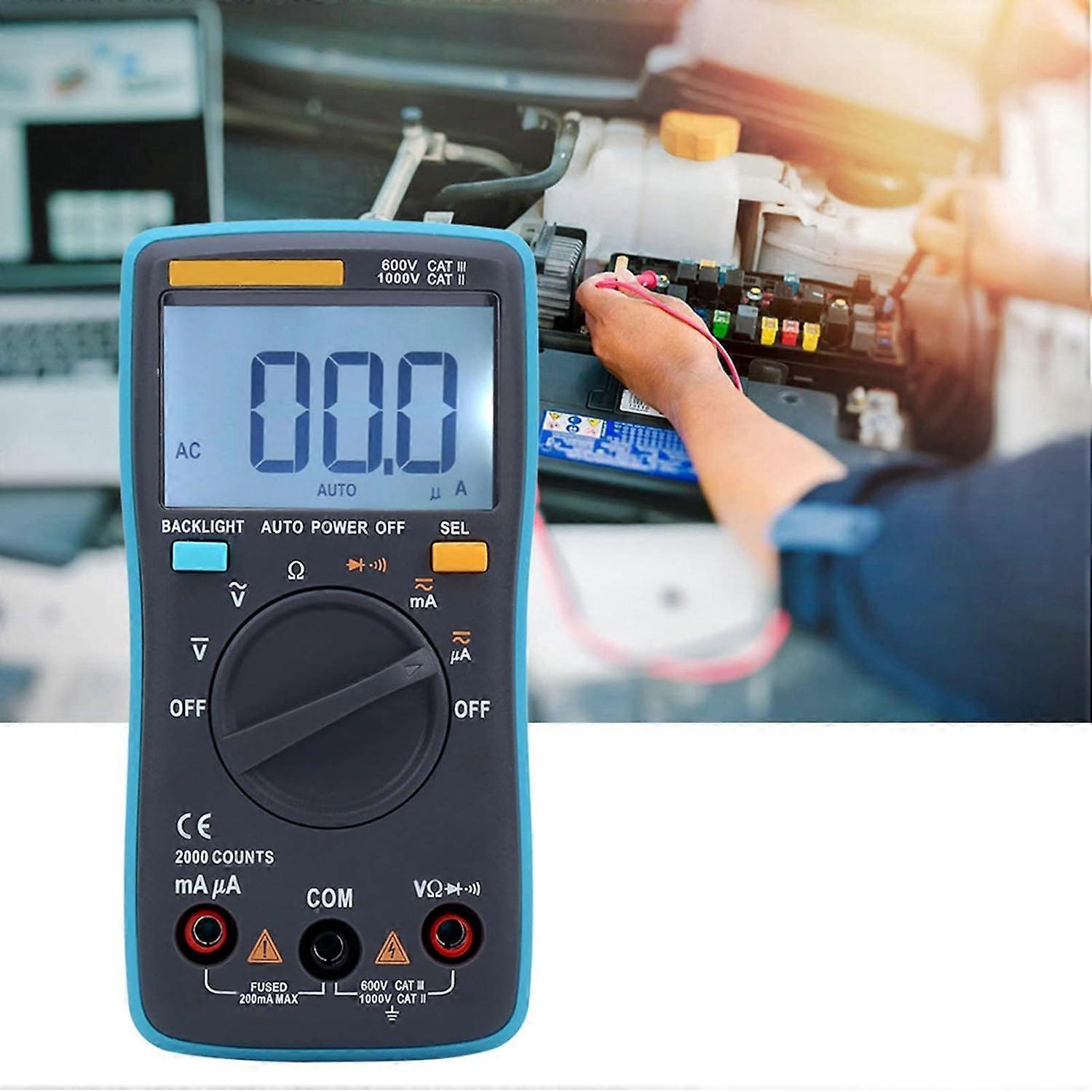 ZT-98 Multimeter, AC DC Voltmeter, Portable Digital Multimeter, Ammeter ...