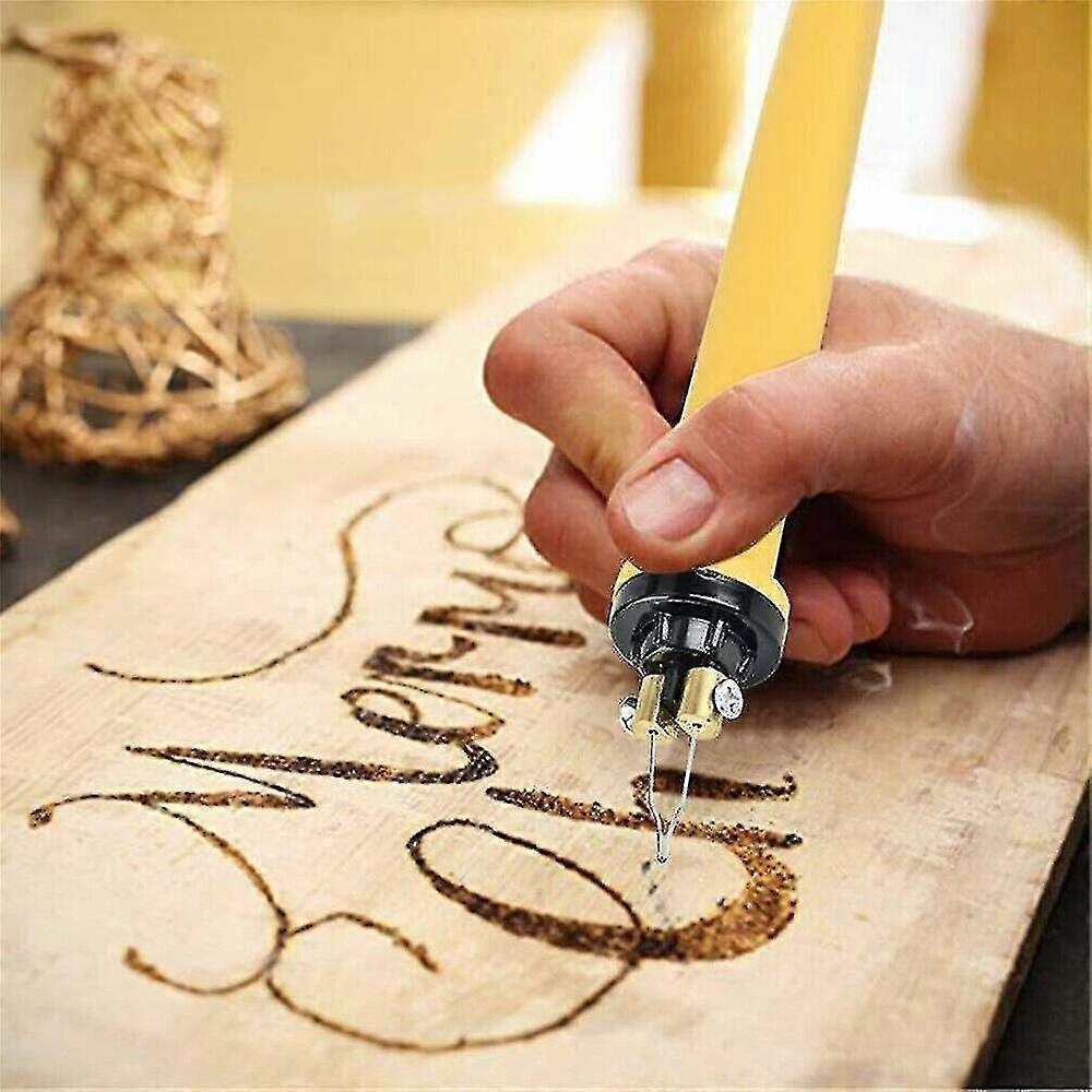 Wood Burner Adjustable Temperature Digital Display Pyrography Dual Pen ...