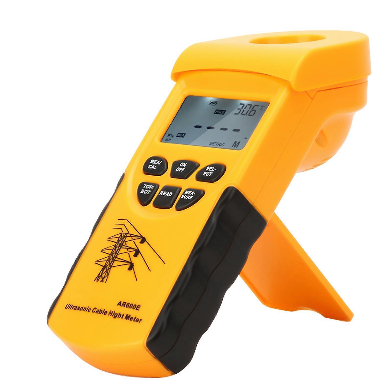 SMART SENSOR AR600E LCD Display 6 Cables Measurement Ultrasonic Cable ...