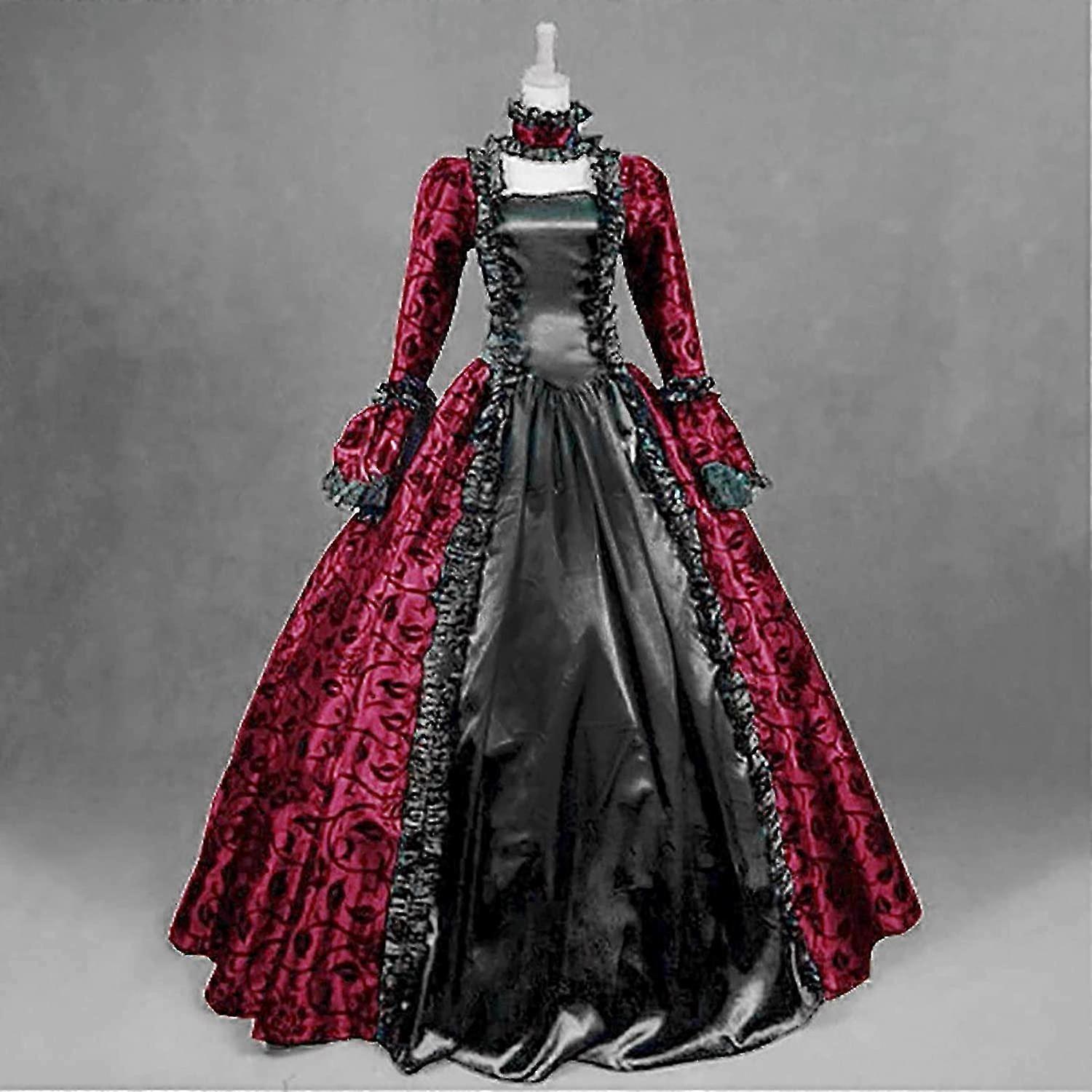Plus Size Renaissance Dresses for Women Medieval Ball Gowns, Victorian ...