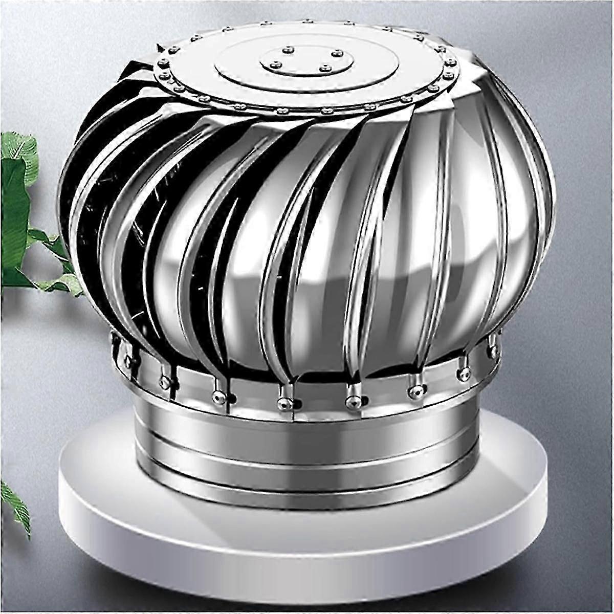 Roof Wind,Stainless Steel Turbine Ventilator Vents Roof Wind Turbines Cap Vent, Air Flow No ...