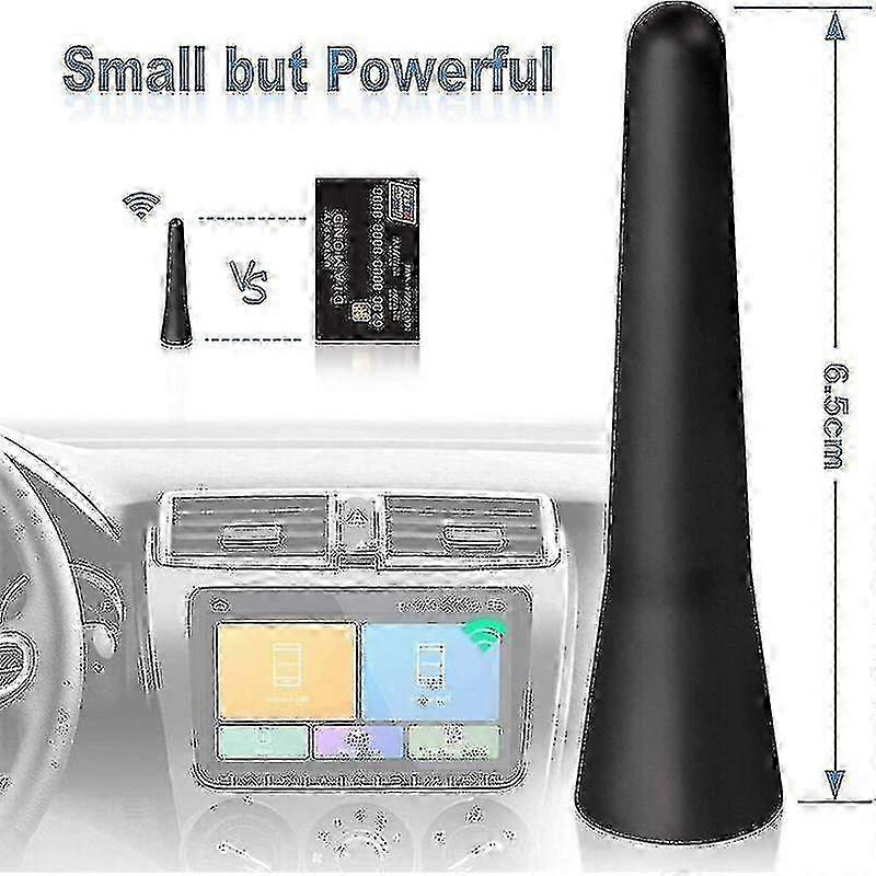 Short Car Antenna 6.5cm Mini Auto FM/DAB/AM Radio Antenna with Strong ...