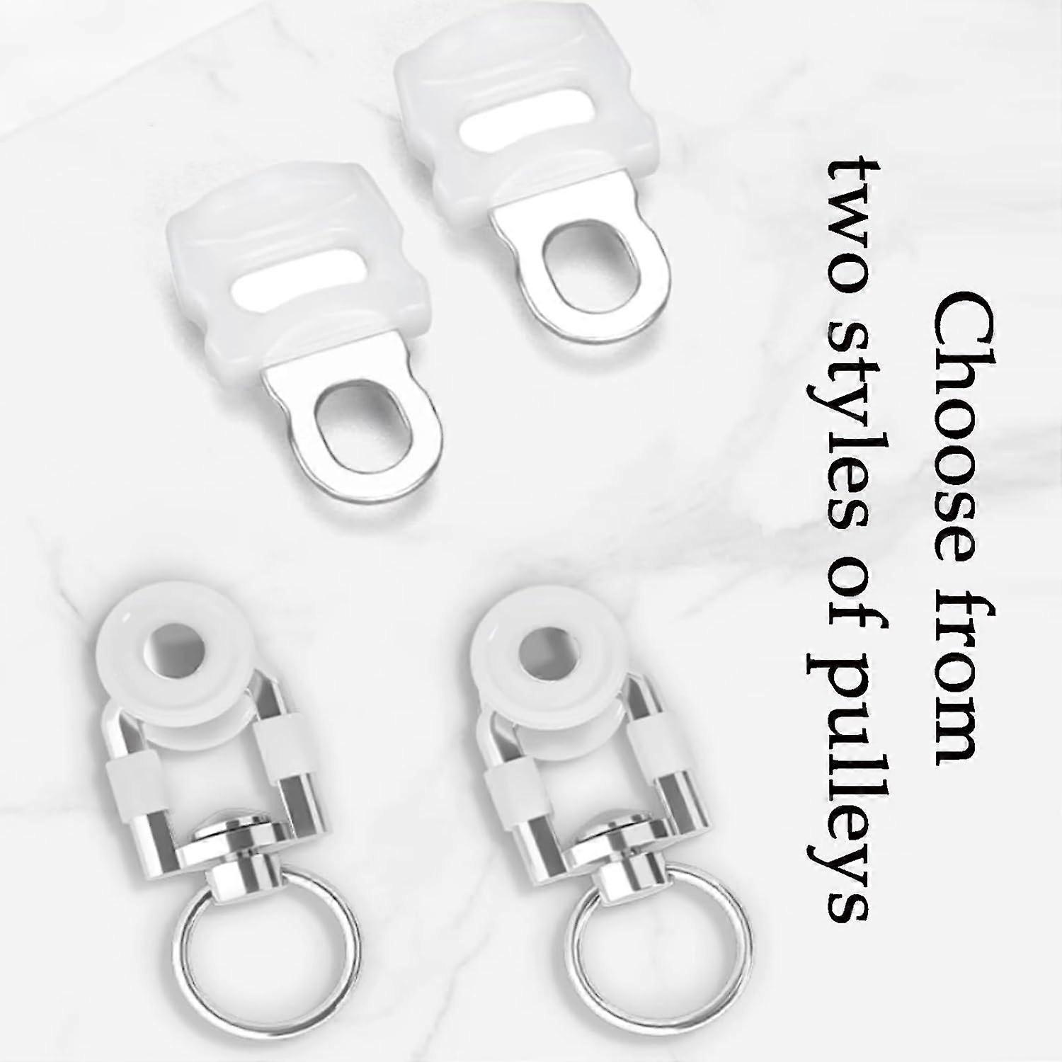 Curtain Track System Aluminum Heavy Duty Rod Wall Mounted Quiet Glide ...