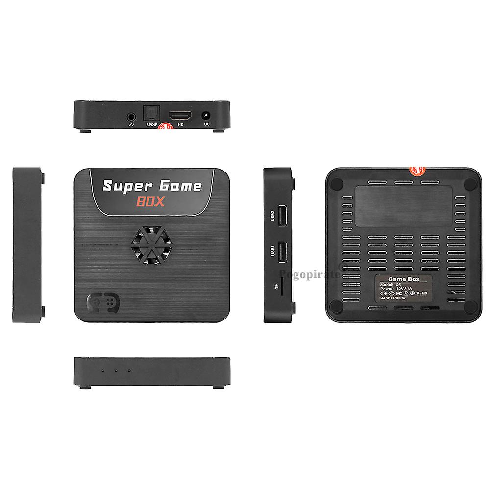 X5 Super Console 4k Wifi Game Box With 2 Wireless Controller Player ...