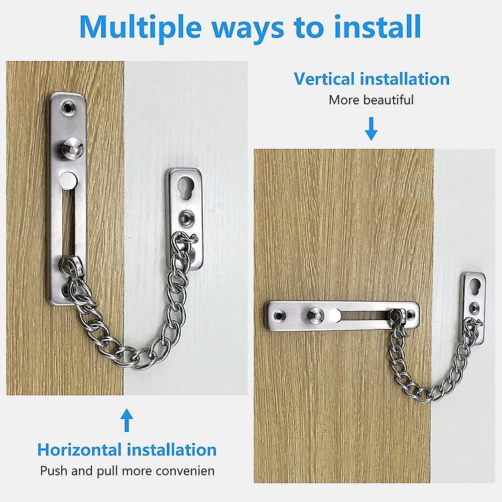 Security Door Chain Anti-theft Door Lock Stainless Steel Door Chain ...